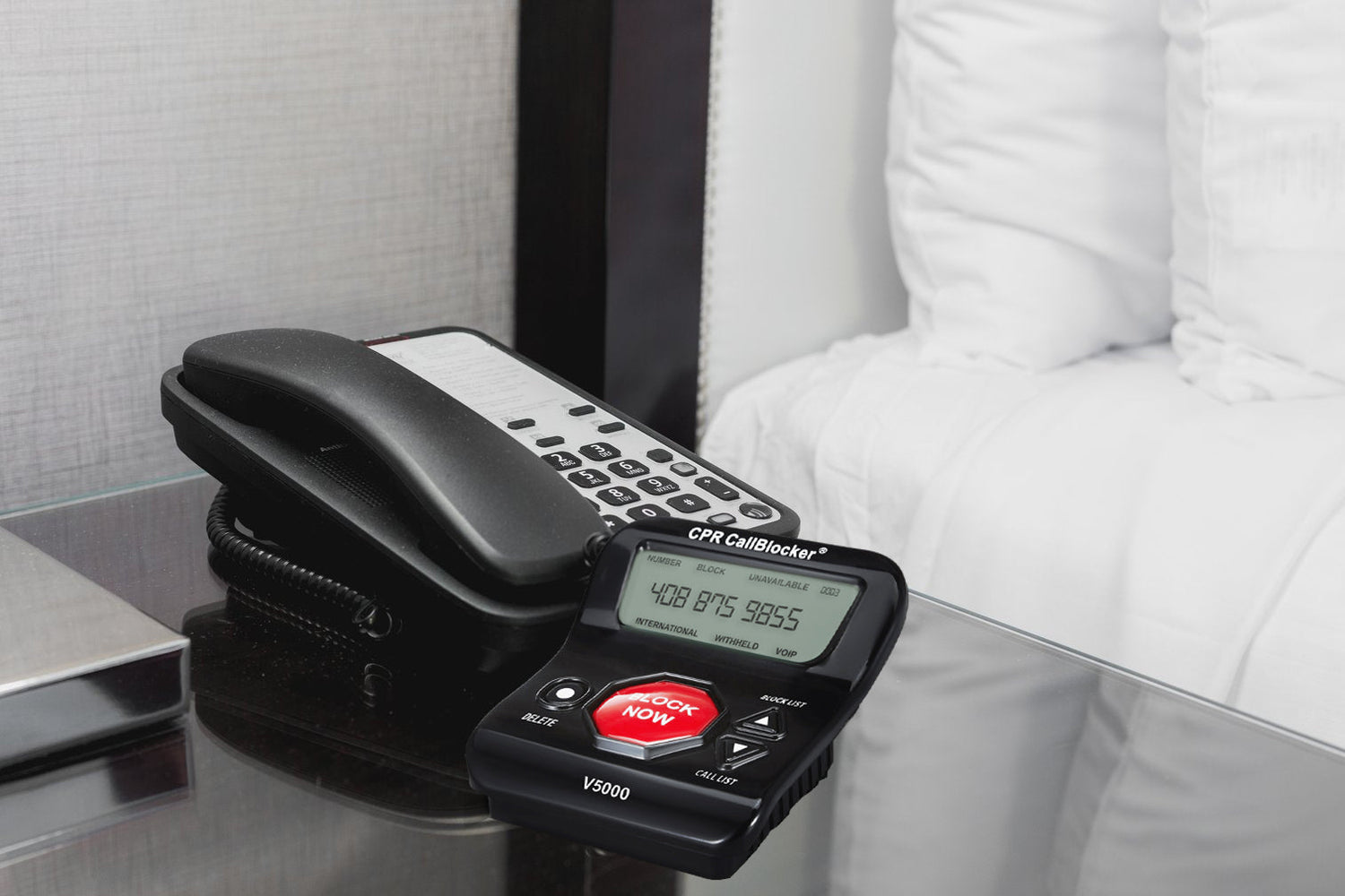 USA #1 CPR Call Blocker for Landlines Home Phones | Robocall Blocker.